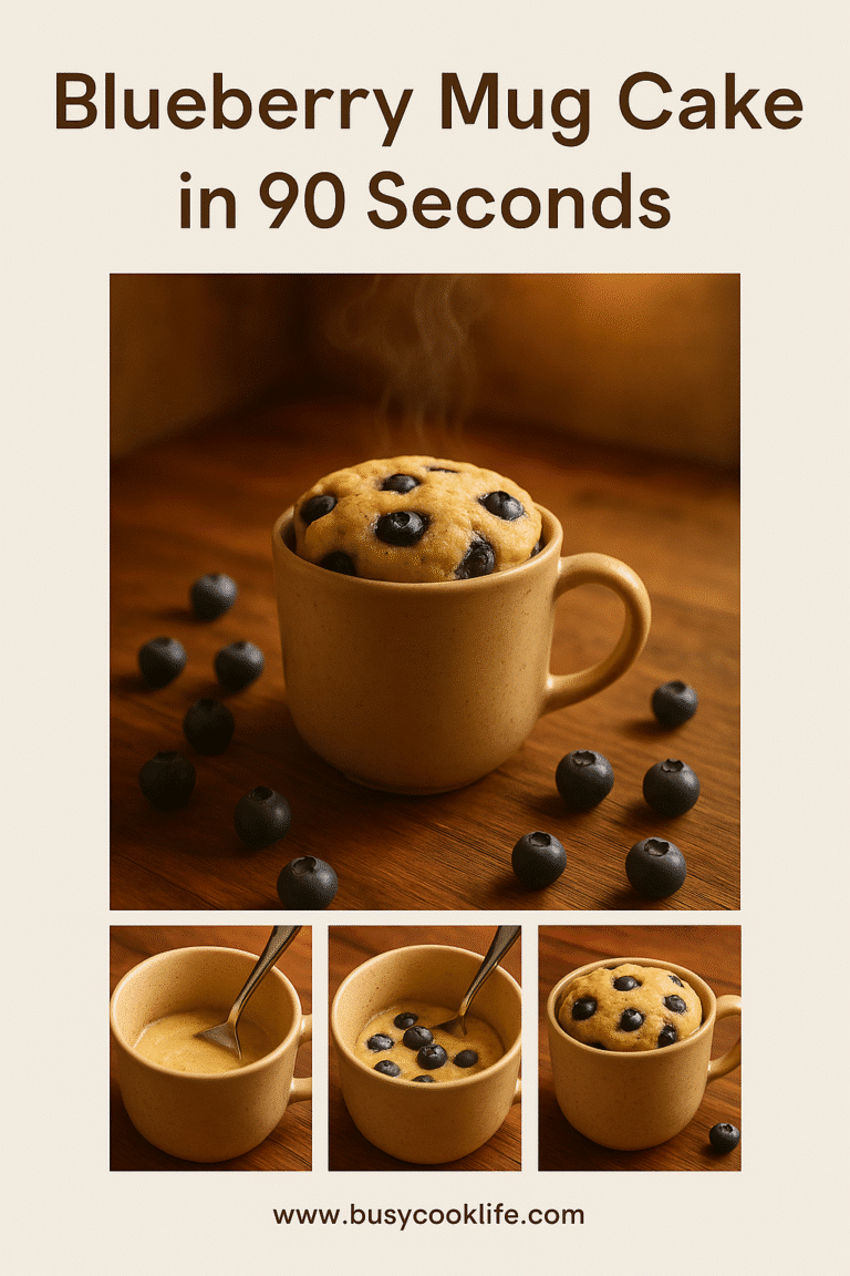 Blueberry Mug Cake: 5-Minute Miracle Treat You’ll Love