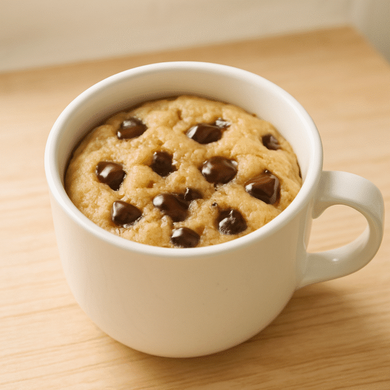 Cookie Dough Mug Cake – 3-Minute Delicious Recipe to Love