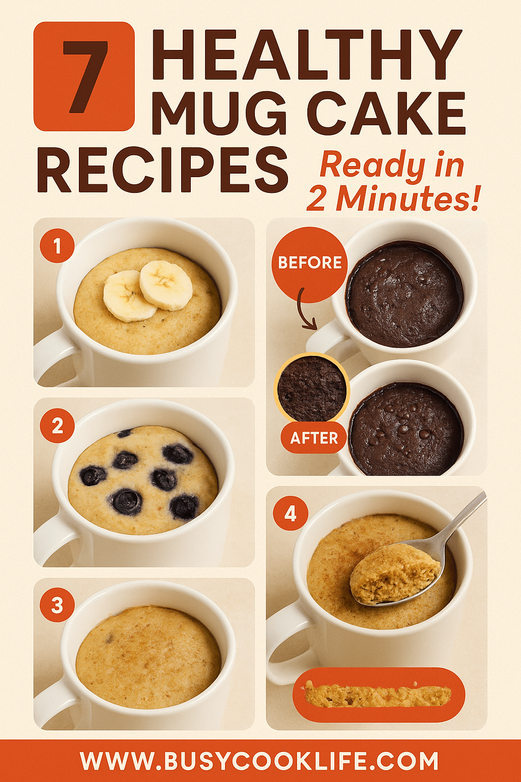 Healthy Mug Cake Recipes: 7 Amazing Quick Treats (Under 2 Minutes!)