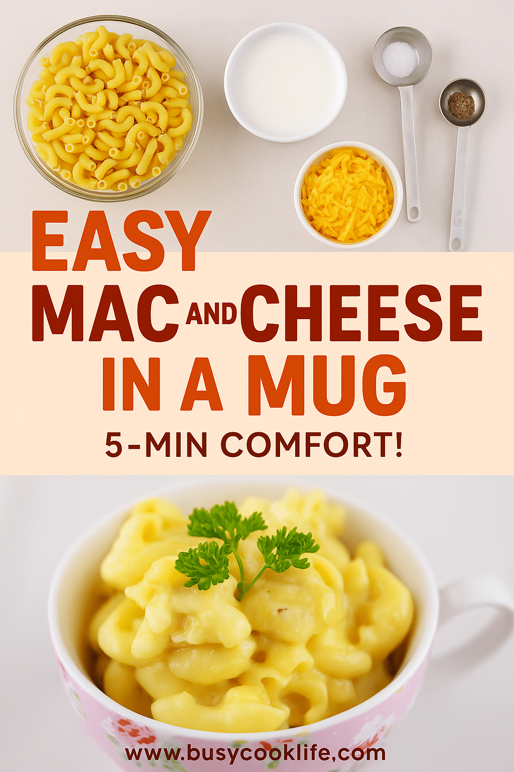 Mac and Cheese in a Mug – Quick Comfort, 5-Min Fix!
