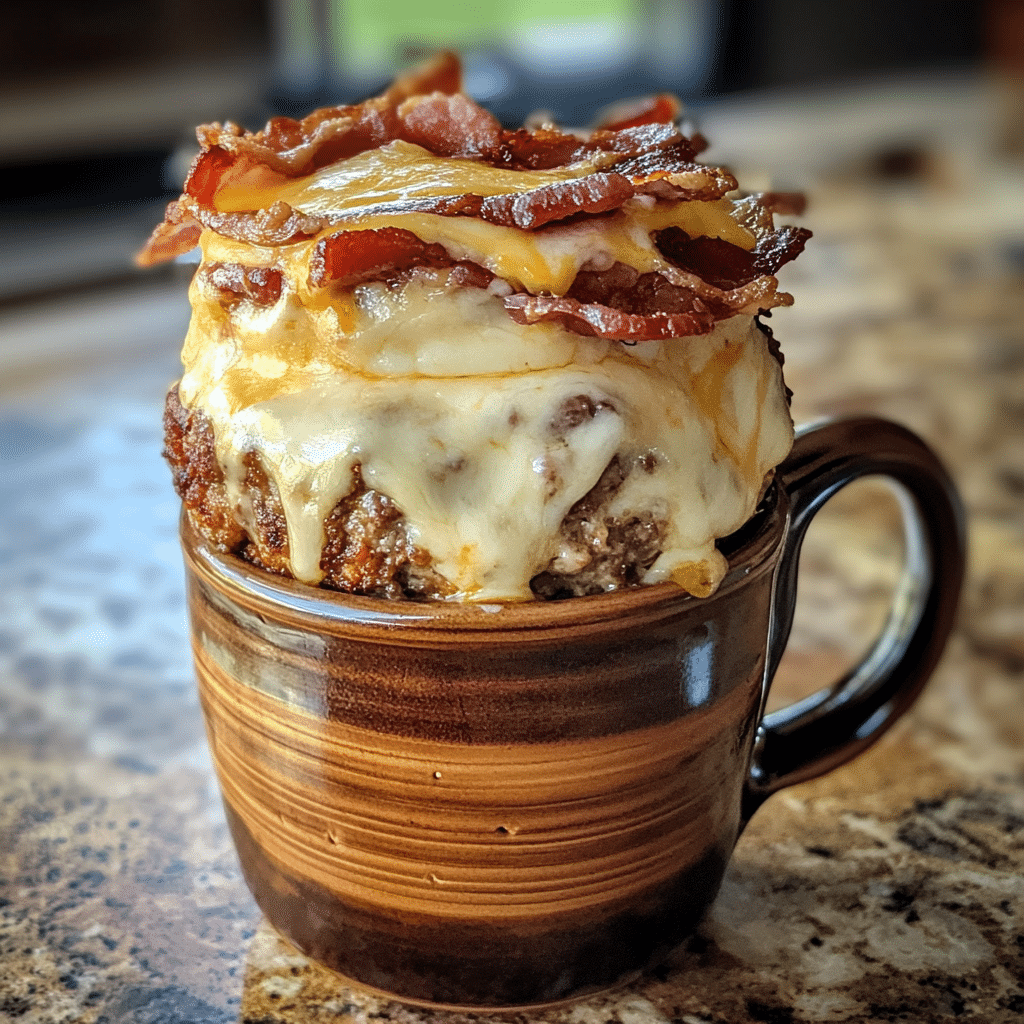 Smoked Bacon Triple-Cheese Stack Meatloaf